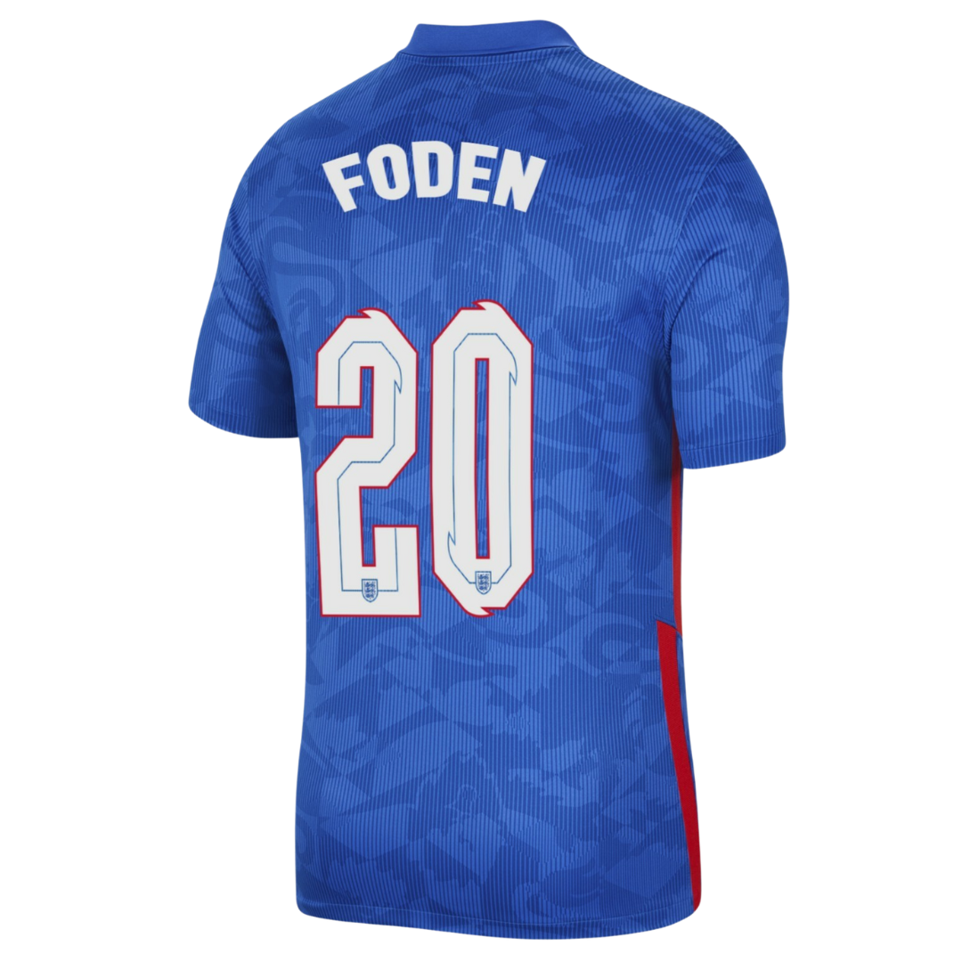 Phil Foden #20 England Football Shirt Home 2020
