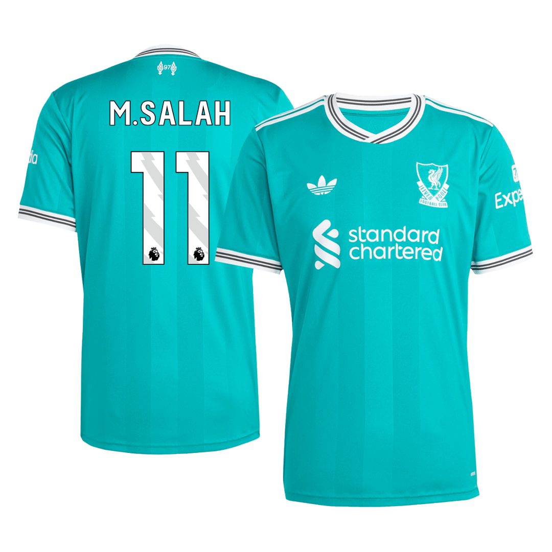 M.SALAH #11 Liverpool Third Away Jersey 2025/26 Green|BestFootballKits